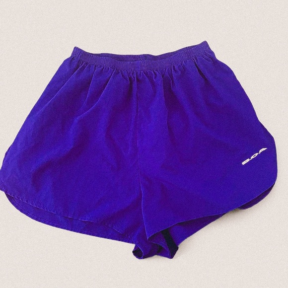 Boa | Shorts | Boa Australia Purple Split Hem Mini Running Shorts Large ...